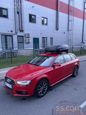 Red Audi A4 2014 in Riga, with an engine capacity of 2.00 L and mileage of 365 thousand km for 7000 €, photo 4 on AUTOMOTO.COM.LV