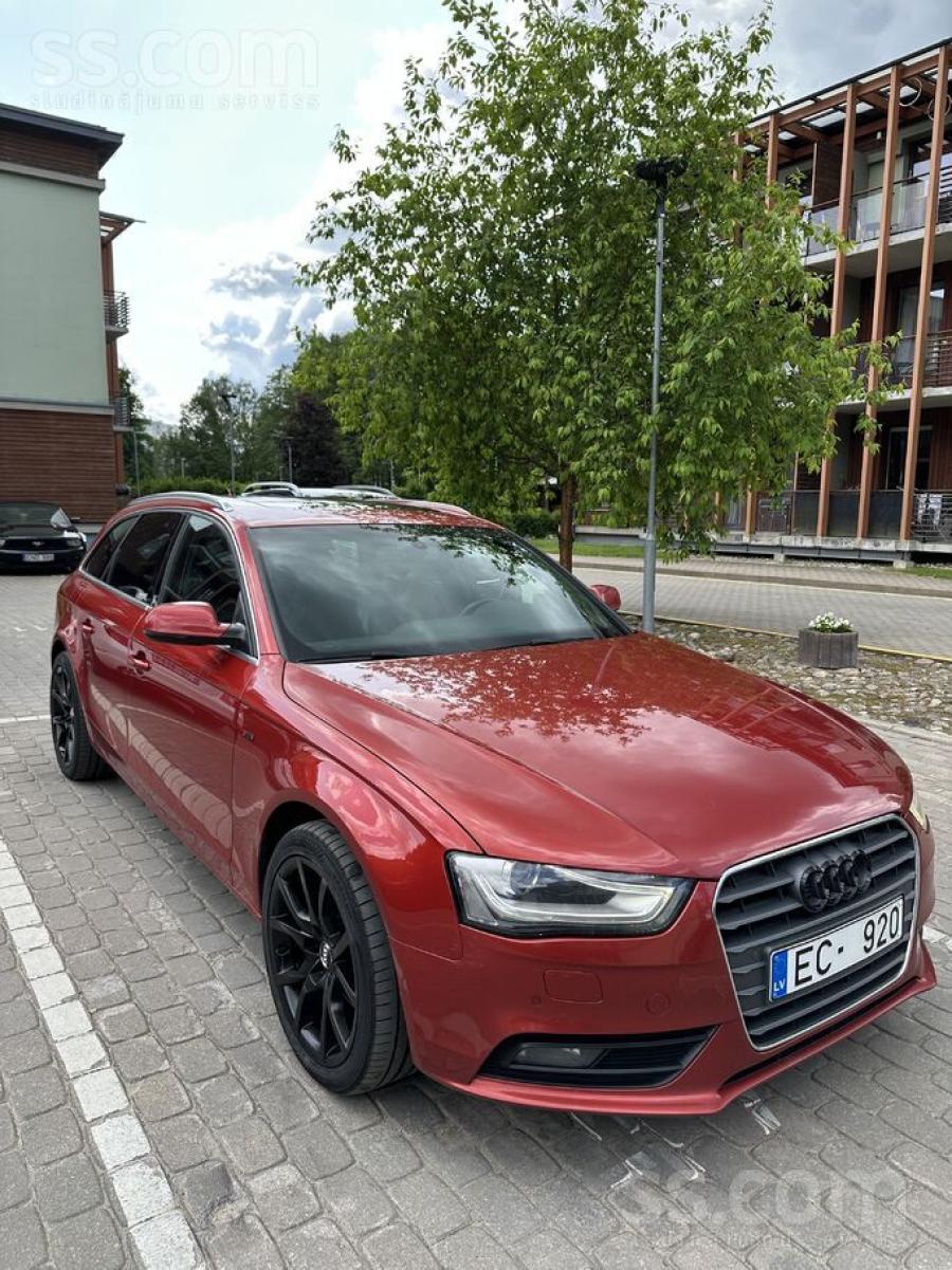 Sarkans Audi A4 2015 Rīga, ar dzinēja tilpumu 2.00 L un nobraukumu 337 tūkst. km par 8100 €, foto 1 vietnē AUTOMOTO.COM.LV