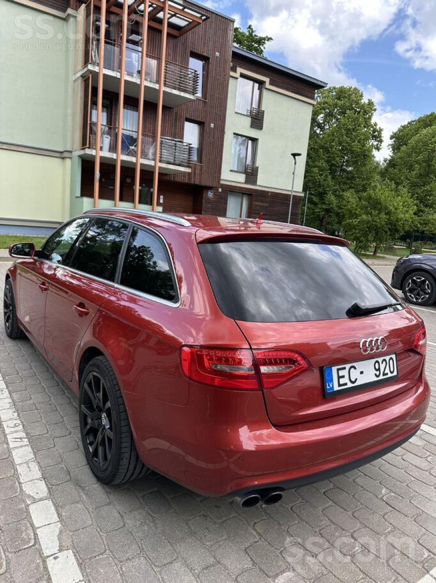 Sarkans Audi A4 2015 Rīga, ar dzinēja tilpumu 2.00 L un nobraukumu 337 tūkst. km par 8100 €, foto 4 vietnē AUTOMOTO.COM.LV