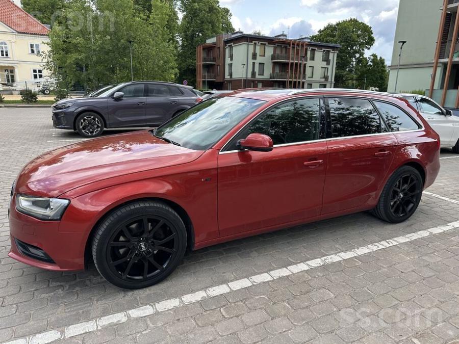Sarkans Audi A4 2015 Rīga, ar dzinēja tilpumu 2.00 L un nobraukumu 337 tūkst. km par 8100 €, foto 5 vietnē AUTOMOTO.COM.LV