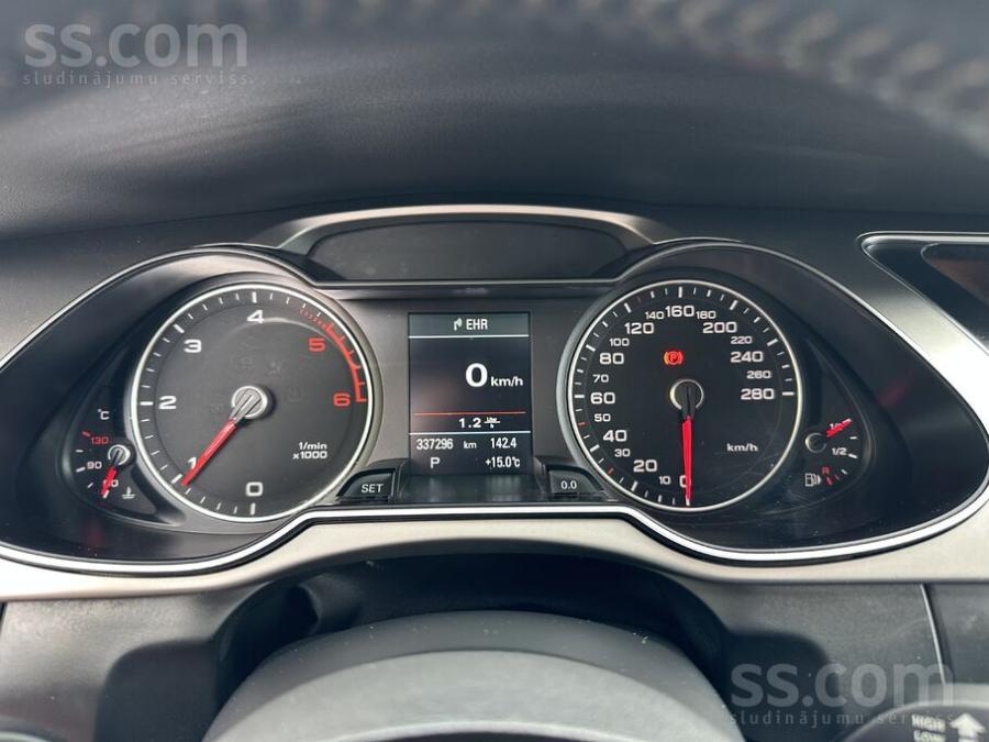 Sarkans Audi A4 2015 Rīga, ar dzinēja tilpumu 2.00 L un nobraukumu 337 tūkst. km par 8100 €, foto 7 vietnē AUTOMOTO.COM.LV