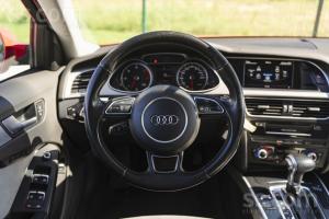 Red Audi A4 2015 in Riga, with an engine capacity of 3.00 L and mileage of 230 thousand km for 12490 €, photo 17 on AUTOMOTO.COM.LV