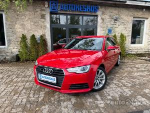 Sarkans Audi A4 2016 Tallina, ar dzinēja tilpumu 2.00 L un nobraukumu 123 tūkst. km par 13990 €, foto  vietnē AUTOMOTO.COM.LV