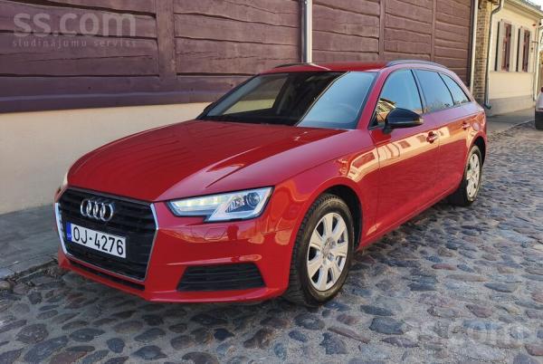 Red Audi A4 2017 in Jelgava, with an engine capacity of 2.00 L and mileage of 0 thousand km for 10990 €, photo 1 on AUTOMOTO.COM.LV