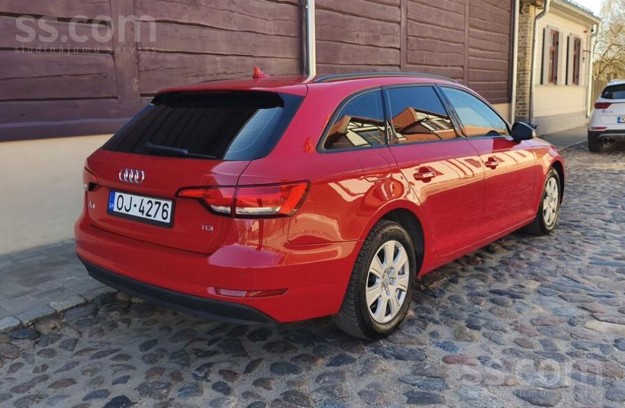 Sarkans Audi A4 2017 Jelgava, ar dzinēja tilpumu 2.00 L un nobraukumu 0 tūkst. km par 10990 €, foto 4 vietnē AUTOMOTO.COM.LV