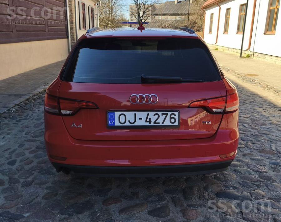Sarkans Audi A4 2017 Jelgava, ar dzinēja tilpumu 2.00 L un nobraukumu 0 tūkst. km par 10990 €, foto 7 vietnē AUTOMOTO.COM.LV