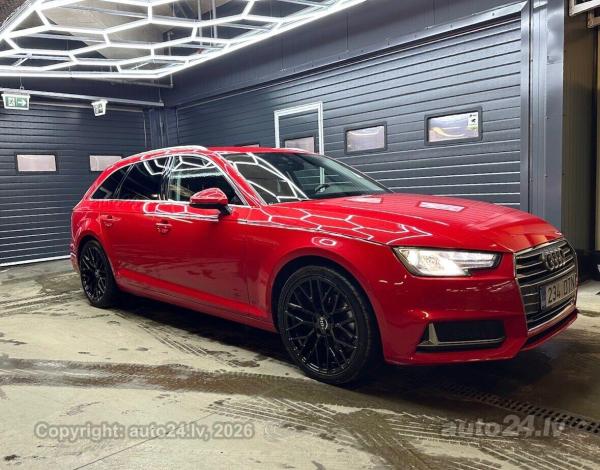Red Audi A4 2019 in Tallinn, with an engine capacity of 2.00 L and mileage of 293 thousand km for 14500 €, photo 2 on AUTOMOTO.COM.LV