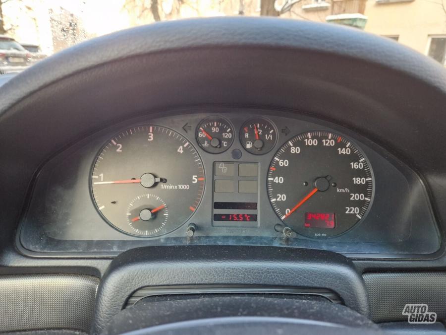 Audi A4 1996 in Vilnius, with an engine capacity of 1.90 L and mileage of 342 thousand km for 1150 €, photo 12 on AUTOMOTO.COM.LV