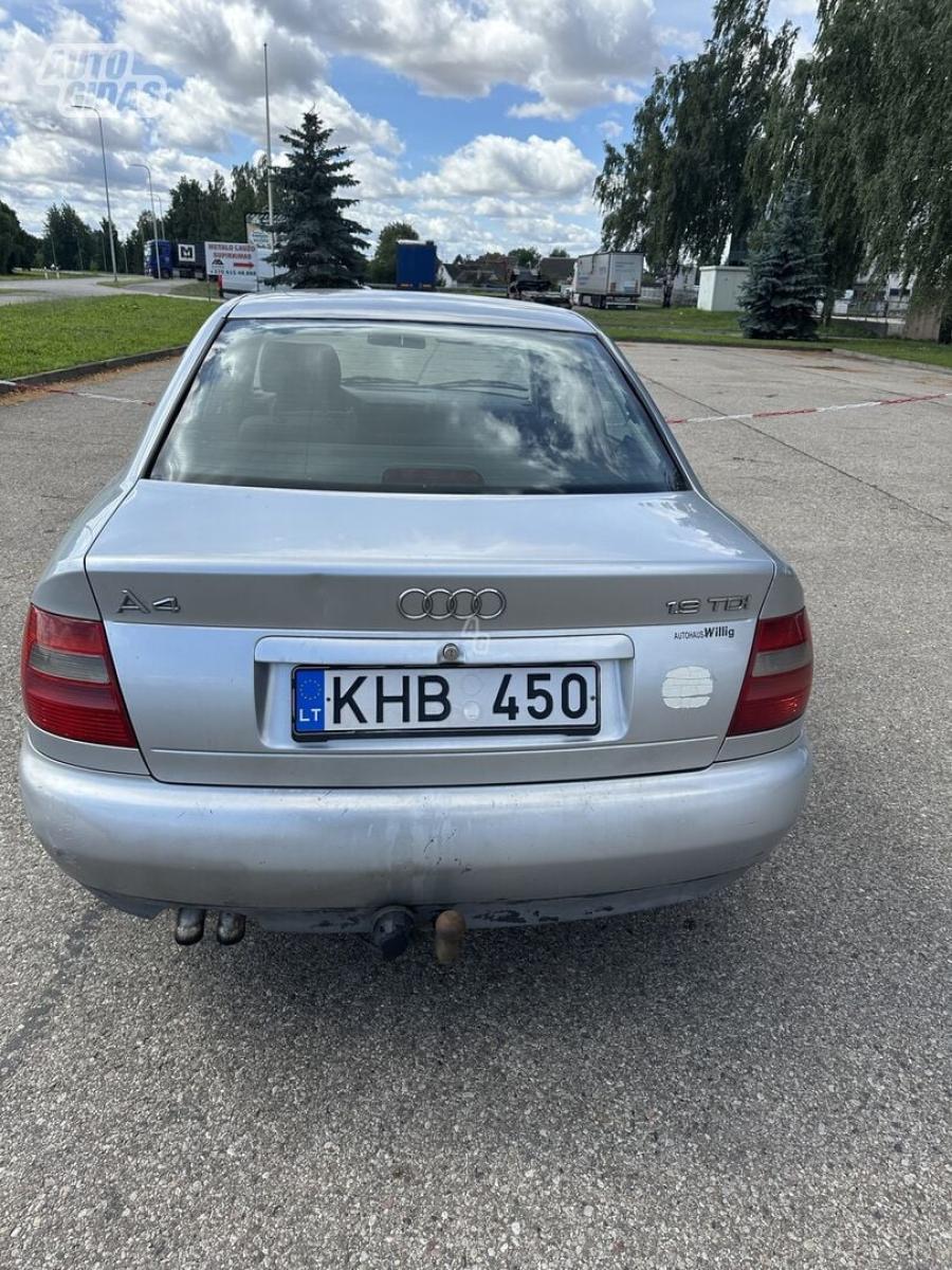 Audi A4 1996 in Vilkaviskis, with an engine capacity of 1.90 L and mileage of 280 thousand km for 1200 €, photo 6 on AUTOMOTO.COM.LV
