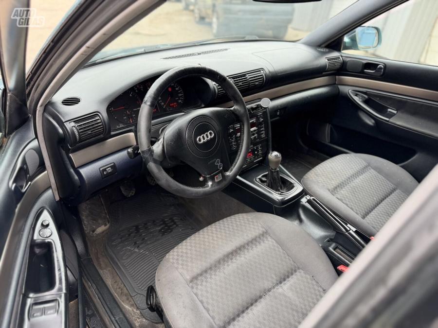 Audi A4 1999 in Utena, with an engine capacity of 1.90 L and mileage of 349 thousand km for 1350 €, photo 8 on AUTOMOTO.COM.LV