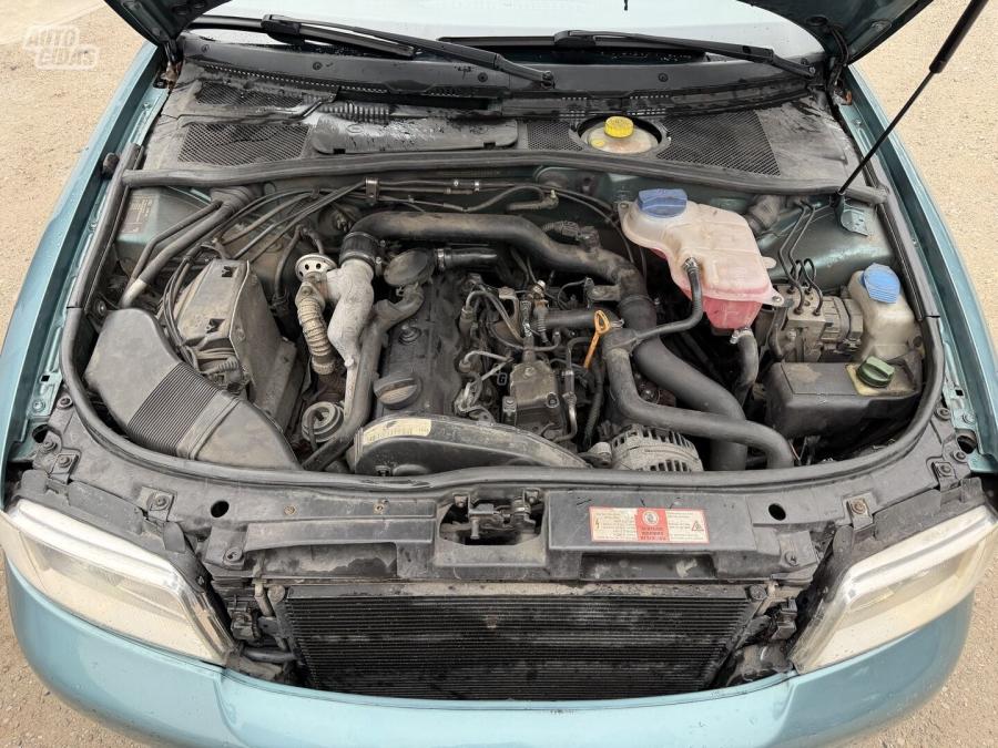 Audi A4 1999 in Utena, with an engine capacity of 1.90 L and mileage of 349 thousand km for 1350 €, photo 11 on AUTOMOTO.COM.LV