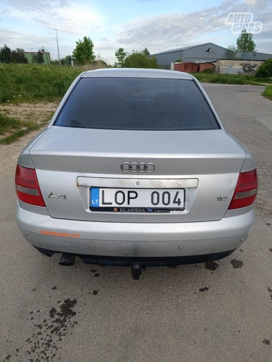 Audi A4 1999 Klaipėda, ar dzinēja tilpumu 1.60 L un nobraukumu 342 tūkst. km par 650 €, foto 8 vietnē AUTOMOTO.COM.LV
