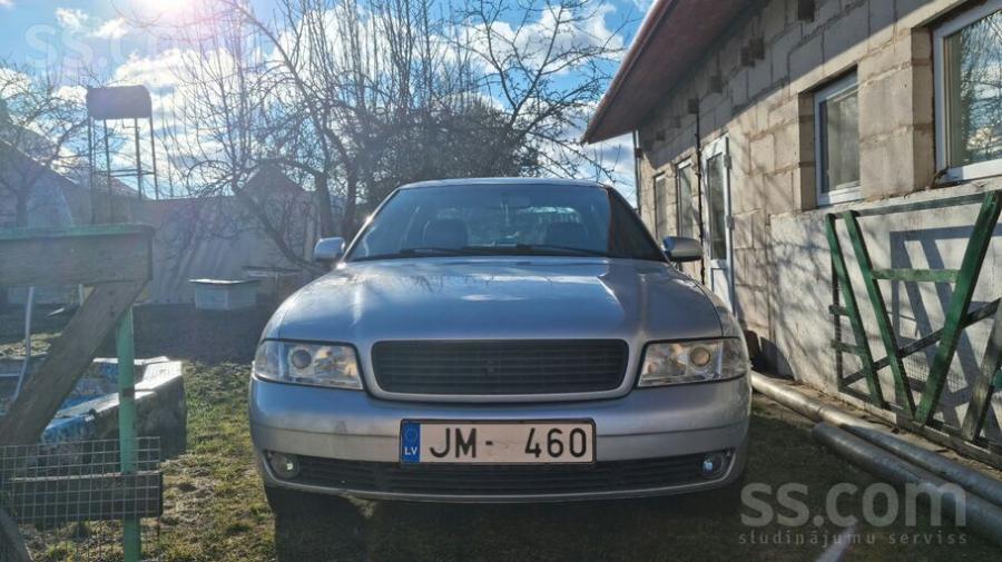 Audi A4 1999 Daugavpils, ar dzinēja tilpumu 1.90 L un nobraukumu 388 tūkst. km par 1500 €, foto 1 vietnē AUTOMOTO.COM.LV