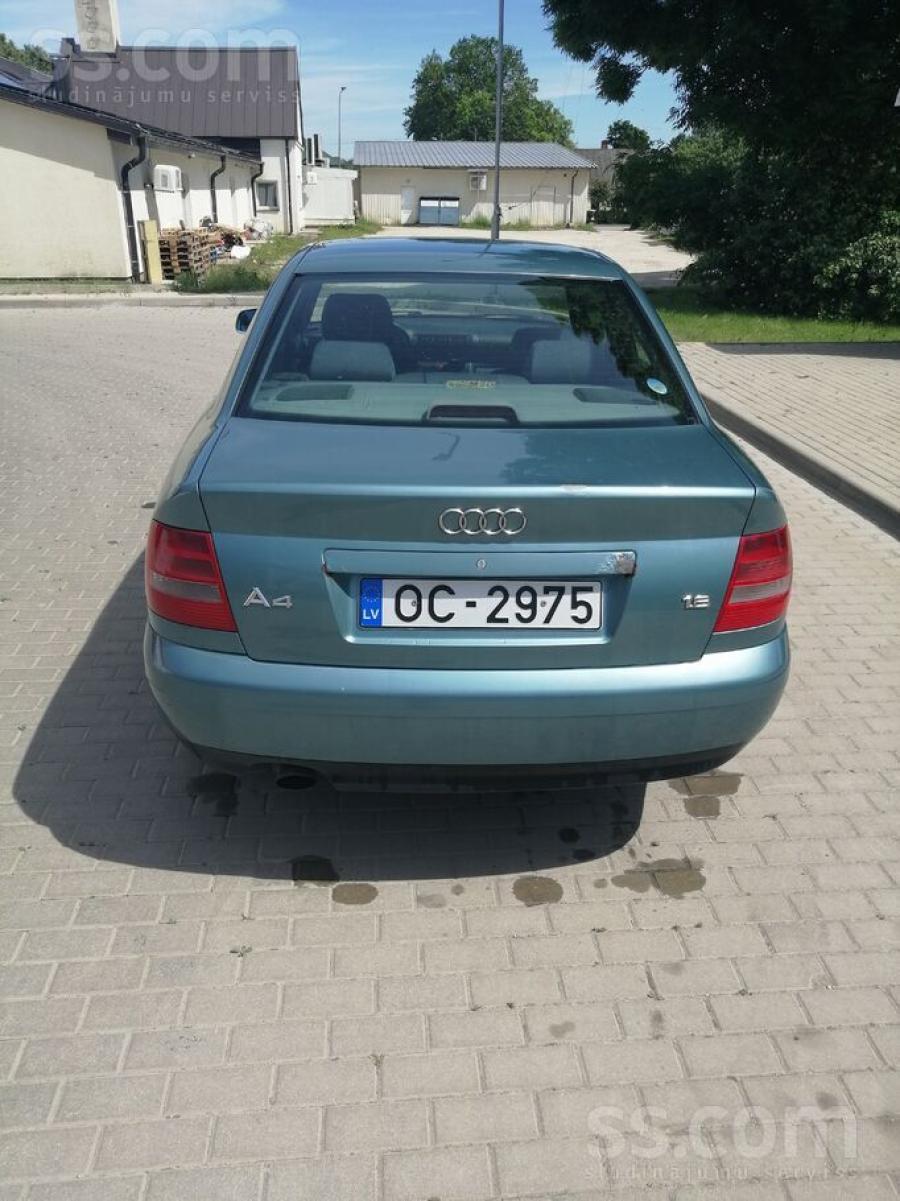Audi A4 2000 Ludza, ar dzinēja tilpumu 1.80 L un nobraukumu 281 tūkst. km par 1350 €, foto 6 vietnē AUTOMOTO.COM.LV