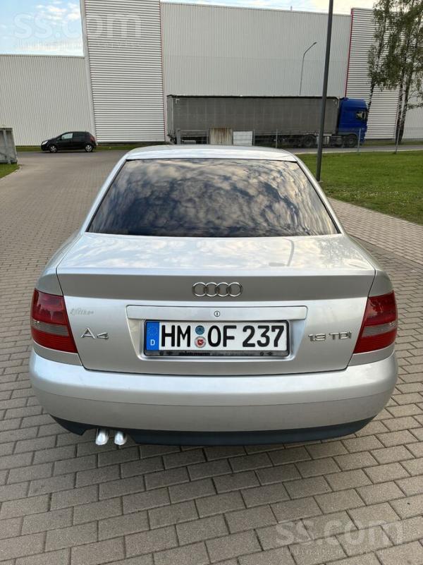 Audi A4 2000 Rīga, ar dzinēja tilpumu 1.90 L un nobraukumu 320 tūkst. km par 2550 €, foto 6 vietnē AUTOMOTO.COM.LV