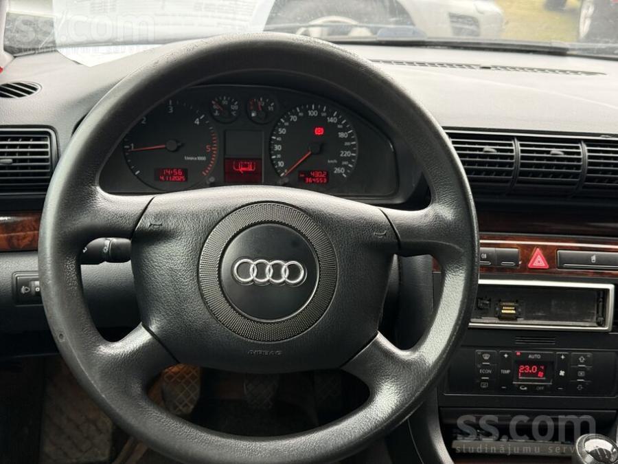 Audi A4 2000 in Talsi, with an engine capacity of 1.90 L and mileage of 364 thousand km for 1580 €, photo 11 on AUTOMOTO.COM.LV