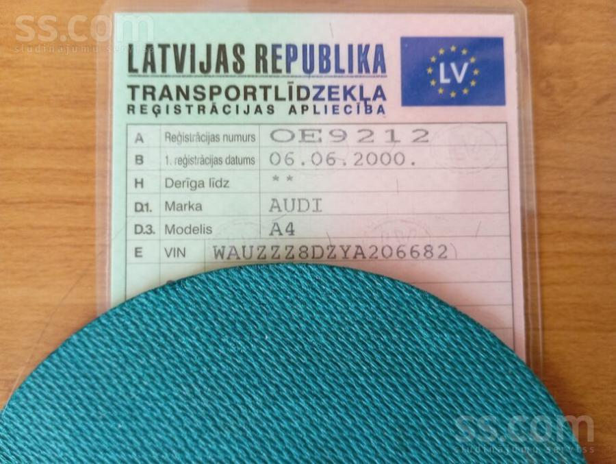 Audi A4 2000 Jelgava, ar dzinēja tilpumu 2.50 L un nobraukumu 389 tūkst. km par 4700 €, foto 33 vietnē AUTOMOTO.COM.LV