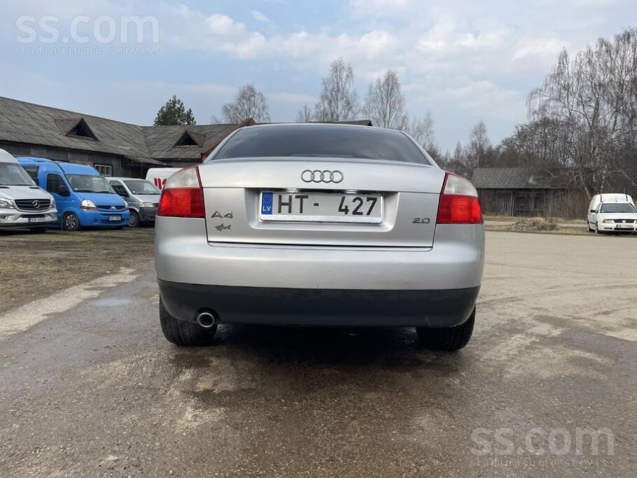Audi A4 2001 in Preili, with an engine capacity of 2.00 L and mileage of 312 thousand km for 5799 €, photo 4 on AUTOMOTO.COM.LV
