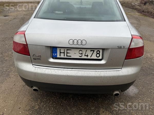 Audi A4 2001 Kuldīga, ar dzinēja tilpumu 1.80 L un nobraukumu 363 tūkst. km par 850 €, foto 6 vietnē AUTOMOTO.COM.LV