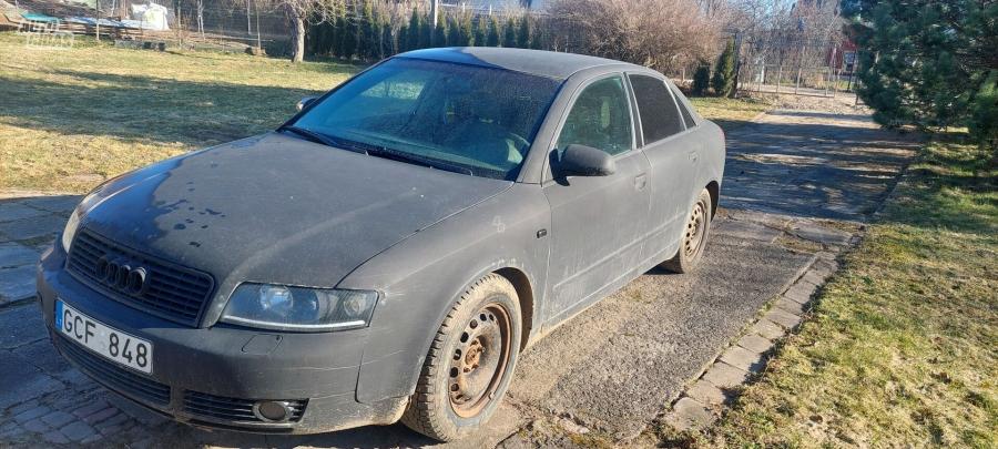 Audi A4 2001 Viļņa, ar dzinēja tilpumu 2.50 L un nobraukumu 300 tūkst. km par 850 €, foto 1 vietnē AUTOMOTO.COM.LV