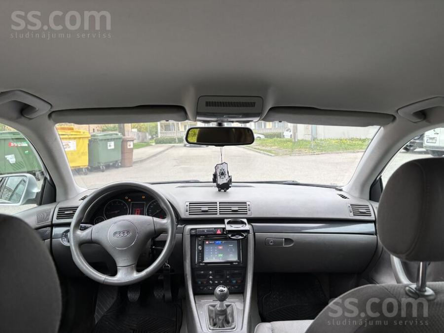 Audi A4 2001 in Riga, with an engine capacity of 2.00 L and mileage of 289 thousand km for 1200 €, photo 9 on AUTOMOTO.COM.LV