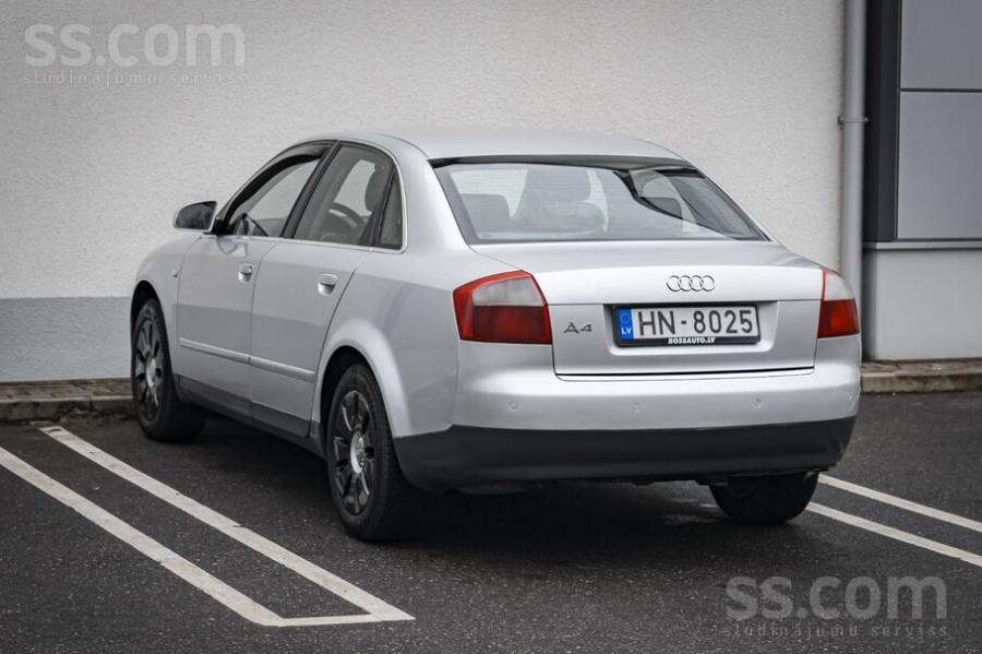 Audi A4 2001 in Riga, with an engine capacity of 1.90 L and mileage of 0 thousand km for 2595 €, photo 7 on AUTOMOTO.COM.LV