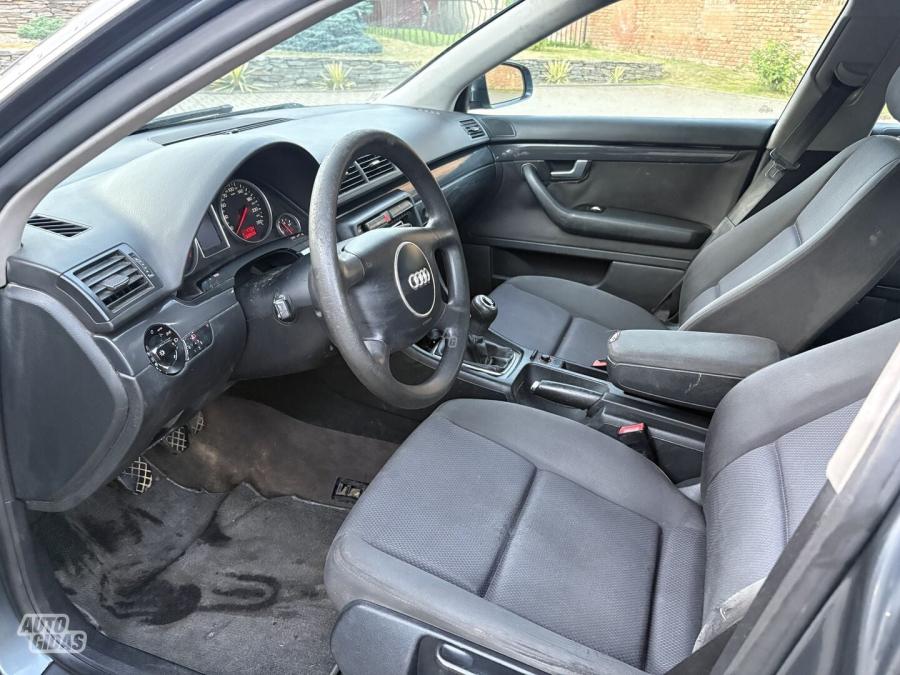 Audi A4 2001 Viļņa, ar dzinēja tilpumu 1.90 L un nobraukumu 339 tūkst. km par 1300 €, foto 12 vietnē AUTOMOTO.COM.LV
