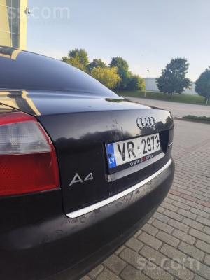 Audi A4 2001 Dobele, ar dzinēja tilpumu 1.90 L un nobraukumu 370 tūkst. km par 960 €, foto 6 vietnē AUTOMOTO.COM.LV