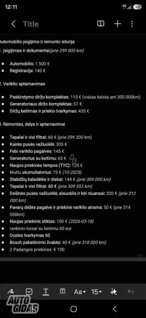 Audi A4 2001 Kauņa, ar dzinēja tilpumu 1.90 L un nobraukumu 318 tūkst. km par 1400 €, foto 24 vietnē AUTOMOTO.COM.LV
