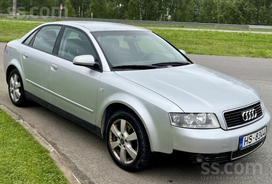 Audi A4 2002 in Riga, with an engine capacity of 2.00 L and mileage of 0 thousand km for 1590 €, photo 2 on AUTOMOTO.COM.LV