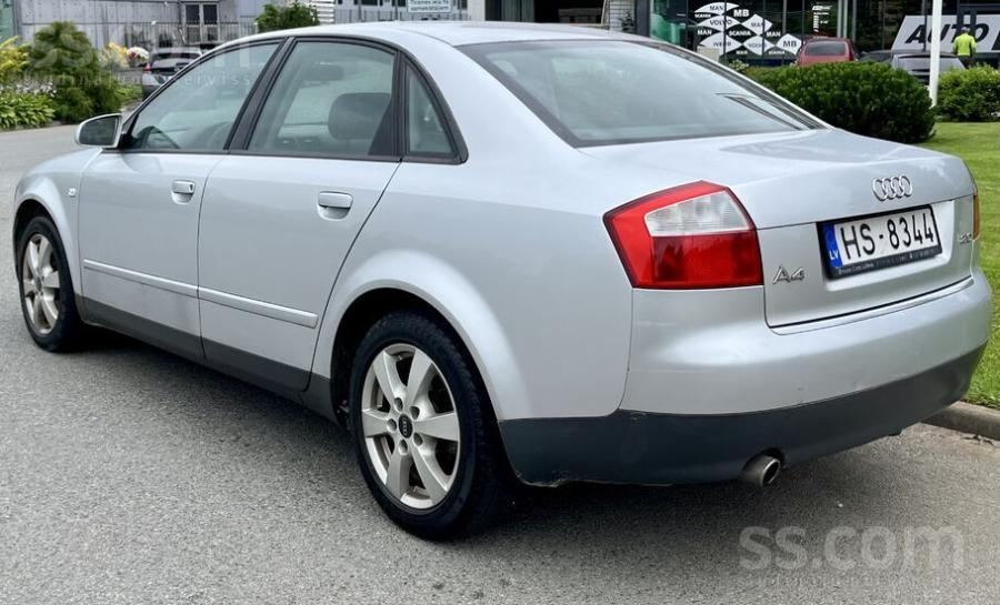 Audi A4 2002 in Riga, with an engine capacity of 2.00 L and mileage of 0 thousand km for 1590 €, photo 4 on AUTOMOTO.COM.LV