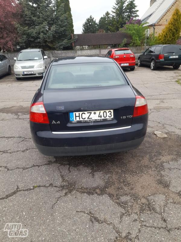 Audi A4 2002 Joniškis, ar dzinēja tilpumu 1.90 L un nobraukumu 320 tūkst. km par 820 €, foto 3 vietnē AUTOMOTO.COM.LV