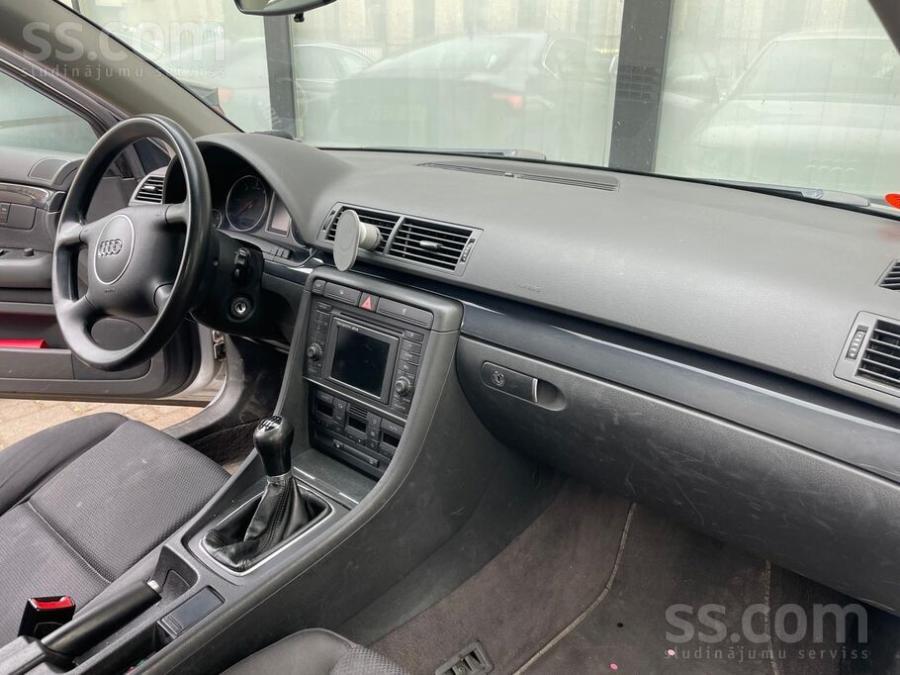 Audi A4 2002 in Riga, with an engine capacity of 1.90 L and mileage of 402 thousand km for 1200 €, photo 9 on AUTOMOTO.COM.LV