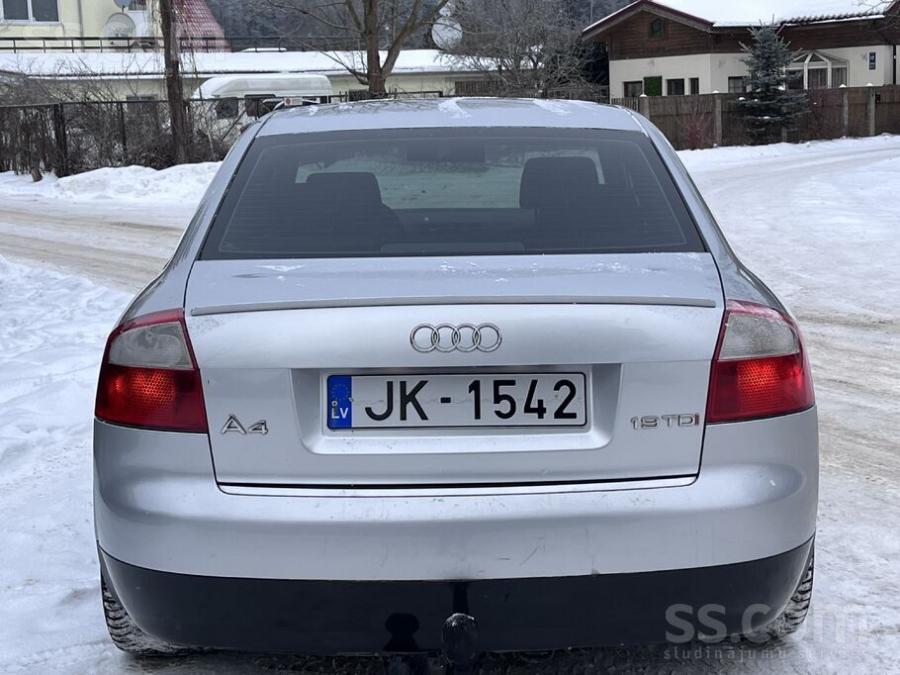 Audi A4 2002 Jūrmala, ar dzinēja tilpumu 1.90 L un nobraukumu 0 tūkst. km par 2400 €, foto 7 vietnē AUTOMOTO.COM.LV