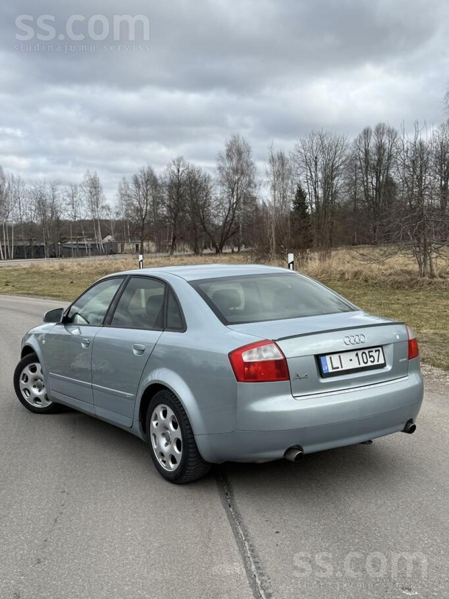 Audi A4 2002 Kuldīga, ar dzinēja tilpumu 3.00 L un nobraukumu 368 tūkst. km par 1650 €, foto 4 vietnē AUTOMOTO.COM.LV