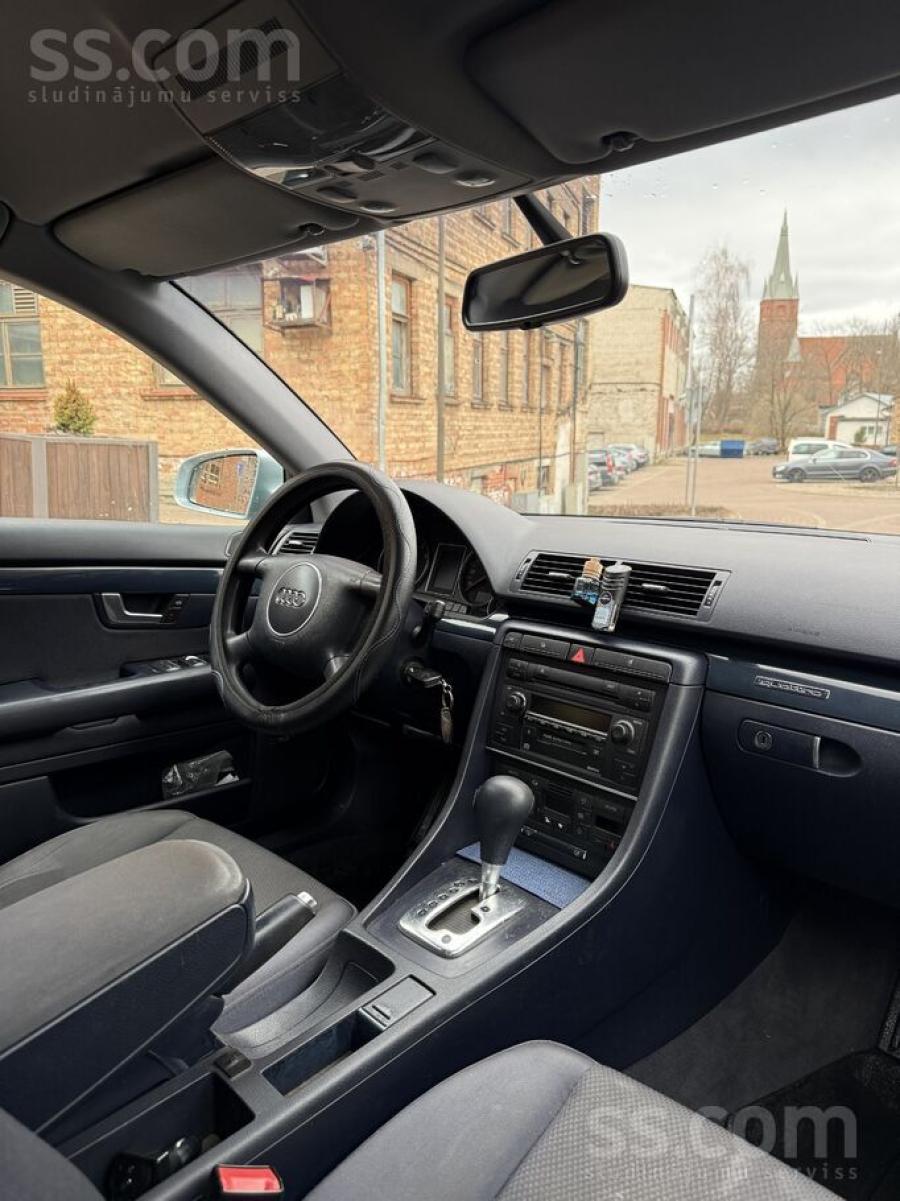 Audi A4 2002 Kuldīga, ar dzinēja tilpumu 3.00 L un nobraukumu 368 tūkst. km par 1650 €, foto 6 vietnē AUTOMOTO.COM.LV