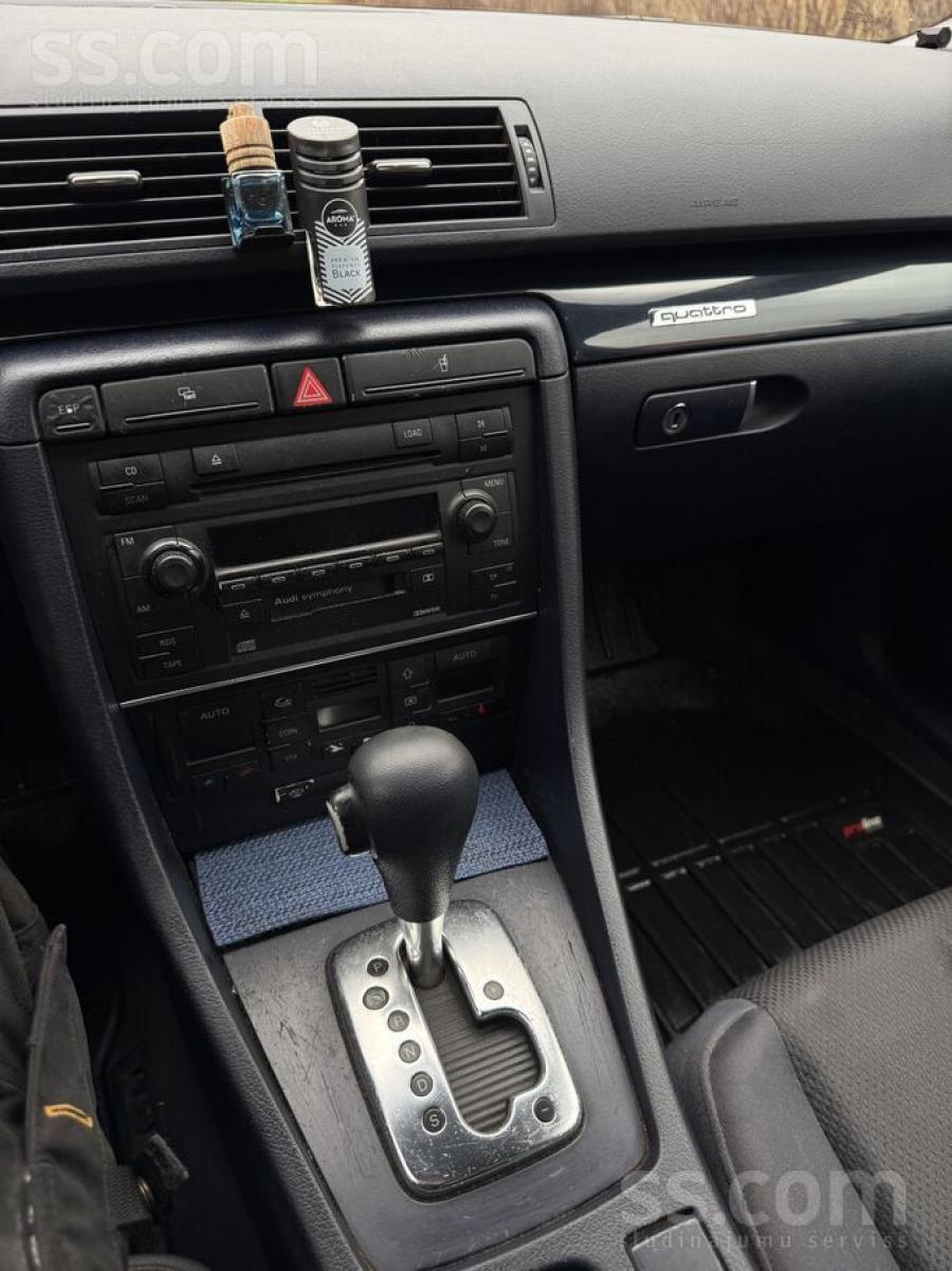 Audi A4 2002 Kuldīga, ar dzinēja tilpumu 3.00 L un nobraukumu 368 tūkst. km par 1650 €, foto 15 vietnē AUTOMOTO.COM.LV