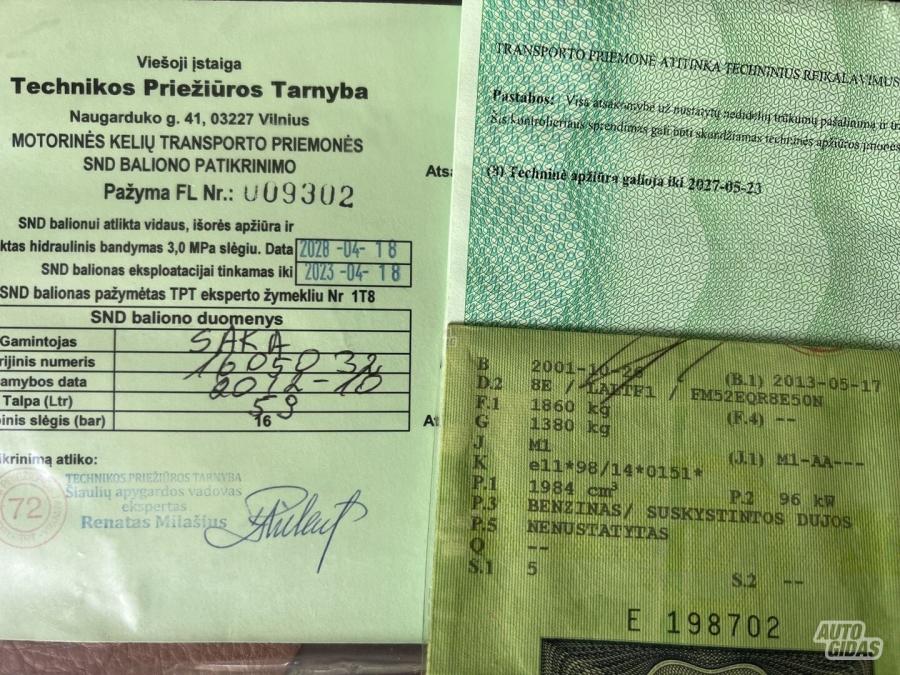 Ауди А4 2002 в Шяуляй, объемом двигателя 2.00 л и пробегом 375 тыс. км за 1119 €, фото 26 на AUTOMOTO.COM.LV