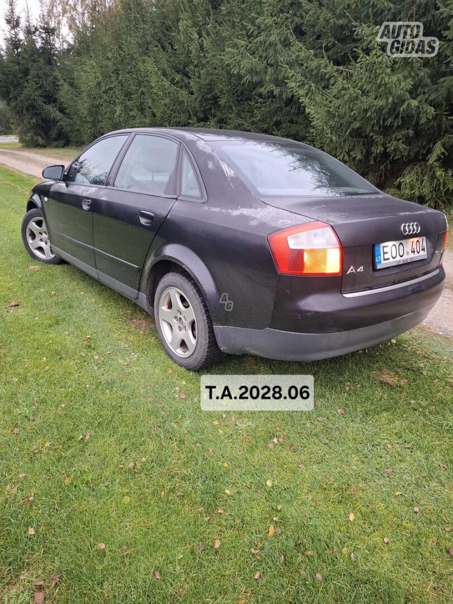 Audi A4 2002 Elektrėnai, ar dzinēja tilpumu 1.90 L un nobraukumu 322 tūkst. km par 1000 €, foto 1 vietnē AUTOMOTO.COM.LV