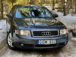 Audi A4 2003 Viļņa, ar dzinēja tilpumu 2.00 L un nobraukumu 400 tūkst. km par 1450 €, foto  vietnē AUTOMOTO.COM.LV