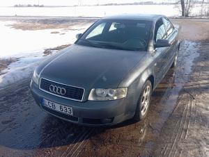 Audi A4 2003 Viļņa, ar dzinēja tilpumu 1.90 L un nobraukumu 33 tūkst. km par 1500 €, foto  vietnē AUTOMOTO.COM.LV