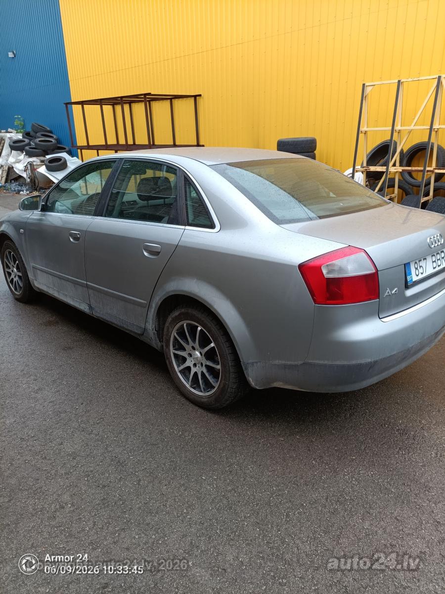 Audi A4 2003 Tallina, ar dzinēja tilpumu 1.90 L un nobraukumu 345 tūkst. km par 1300 €, foto 5 vietnē AUTOMOTO.COM.LV