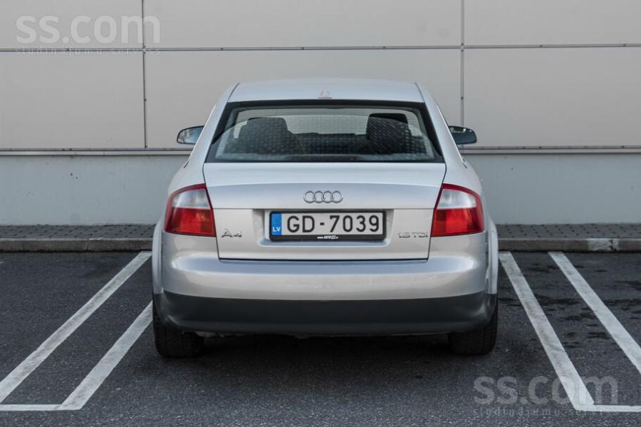 Audi A4 2003 in Riga, with an engine capacity of 1.90 L and mileage of 0 thousand km for 1995 €, photo 6 on AUTOMOTO.COM.LV