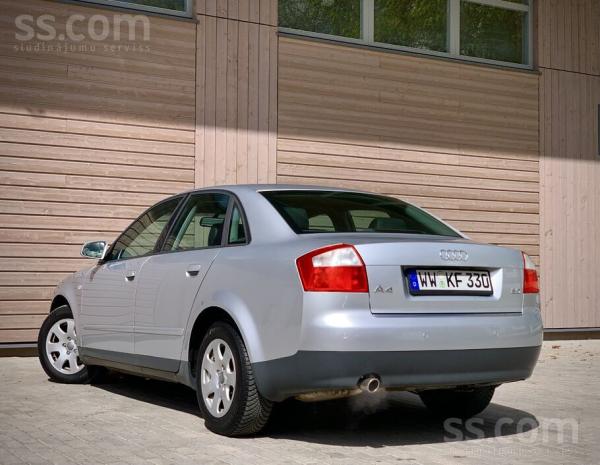 Audi A4 2003 in Jelgava, with an engine capacity of 2.00 L and mileage of 0 thousand km for 1699 €, photo 4 on AUTOMOTO.COM.LV