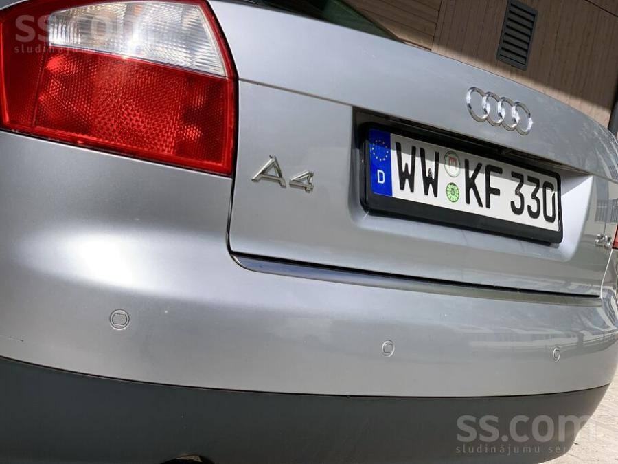 Audi A4 2003 Jelgava, ar dzinēja tilpumu 2.00 L un nobraukumu 0 tūkst. km par 1699 €, foto 19 vietnē AUTOMOTO.COM.LV
