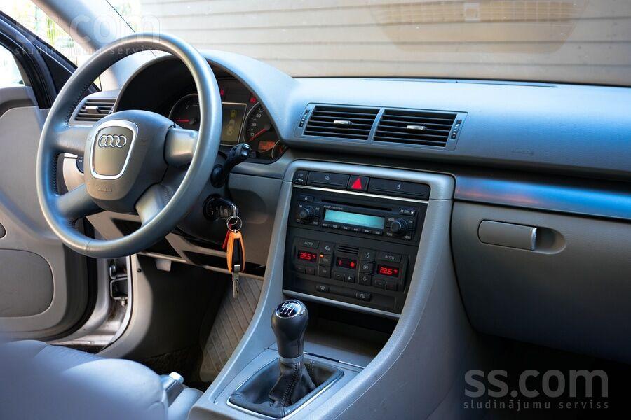 Audi A4 2004 Rīga, ar dzinēja tilpumu 2.00 L un nobraukumu 322 tūkst. km par 3990 €, foto 6 vietnē AUTOMOTO.COM.LV