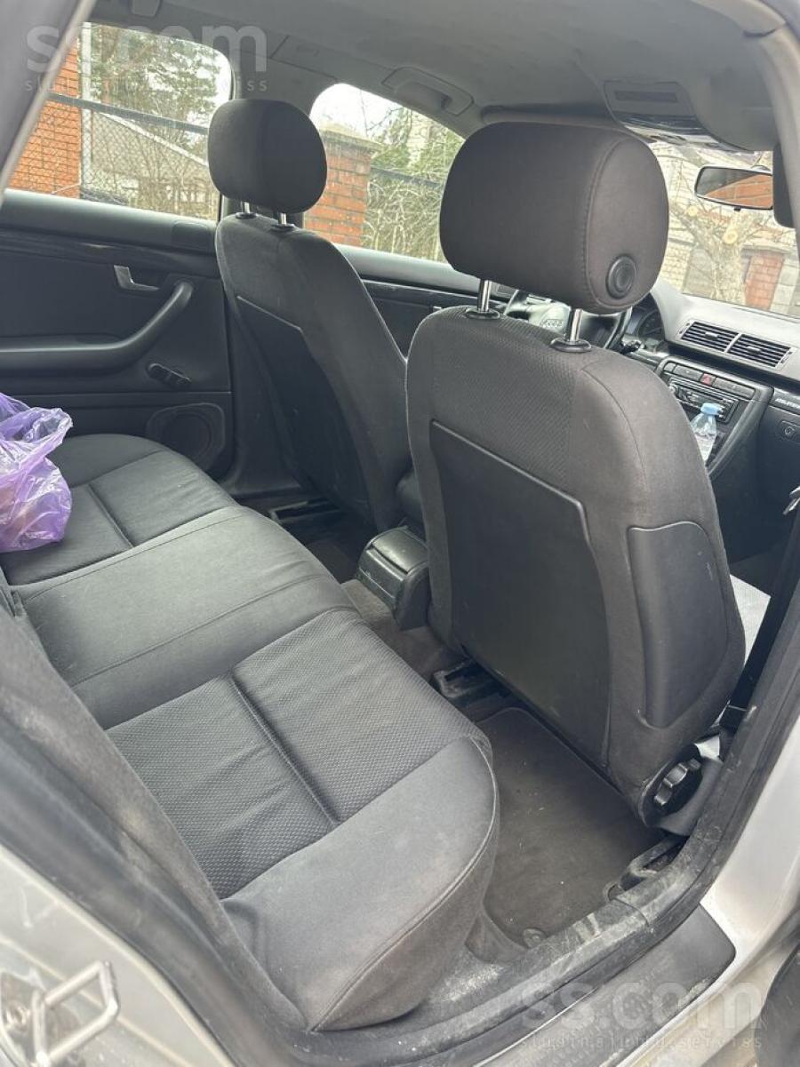 Audi A4 2004 in Daugavpils, with an engine capacity of 1.90 L and mileage of 353 thousand km for 1500 €, photo 5 on AUTOMOTO.COM.LV