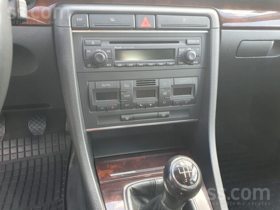 Audi A4 2005 in Kuldiga, with an engine capacity of 2.50 L and mileage of 234 thousand km for 1500 €, photo 8 on AUTOMOTO.COM.LV