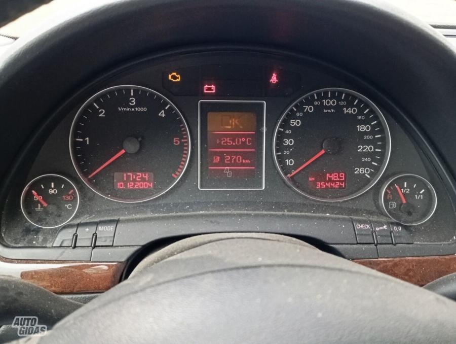 Audi A4 2005 Viļņa, ar dzinēja tilpumu 2.00 L un nobraukumu 0 tūkst. km par 1400 €, foto 7 vietnē AUTOMOTO.COM.LV