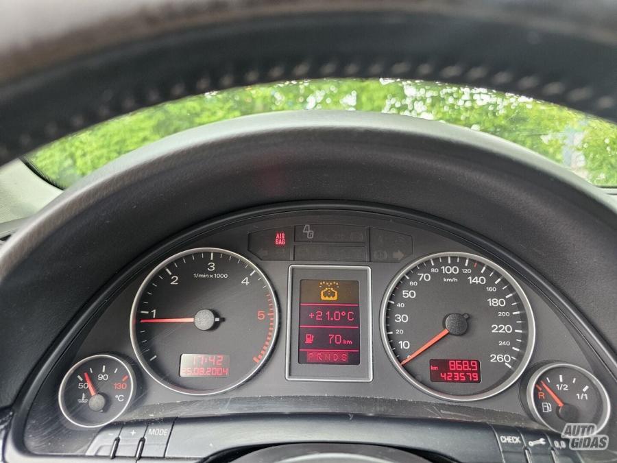 Ауди А4 2006 в Алитус, объемом двигателя 2.50 л и пробегом 450 тыс. км за 690 €, фото 13 на AUTOMOTO.COM.LV